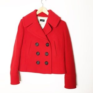 J. Crew Jackets & Coats | Jcrew Womens Black Jacket Pea Coat | Poshmark